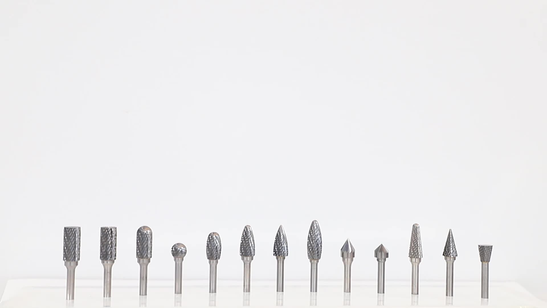 L-06 A 300197 Factory Taper With Radius End Tungsten Rotary Carbide ...