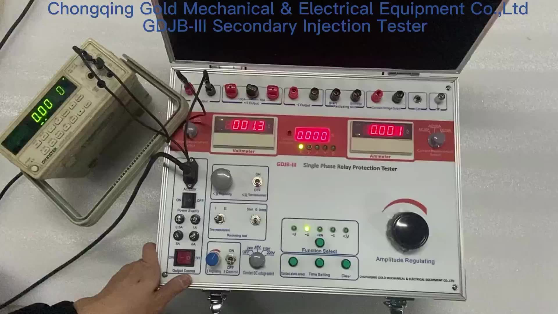 Single Phase Secondary Injection Test Set Relay Protection Tester - Buy ...