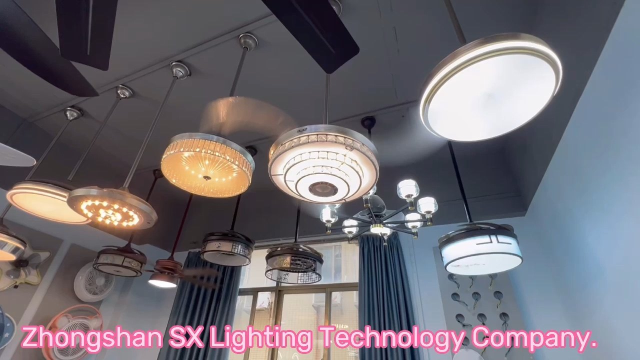 Modern Design Indoor Fancy 8 Blade Remote Control Led Ceiling Fan Light ...