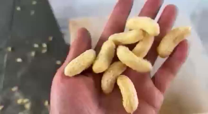 Extrusion Corn Puffs/pop Corn Snack Human Food Production Line Making ...