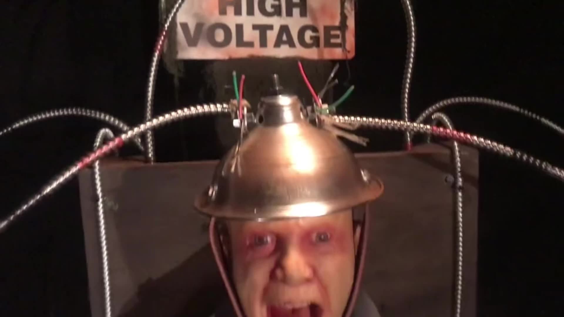 Infrared Induction Electric Chair Zombie Halloween Animatronics Horror ...