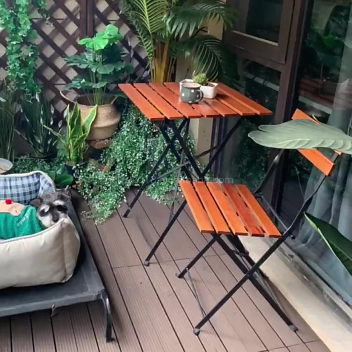 Juecheng Restaurant Folding Picnic Table Camping Outdoor Cast Aluminum ...