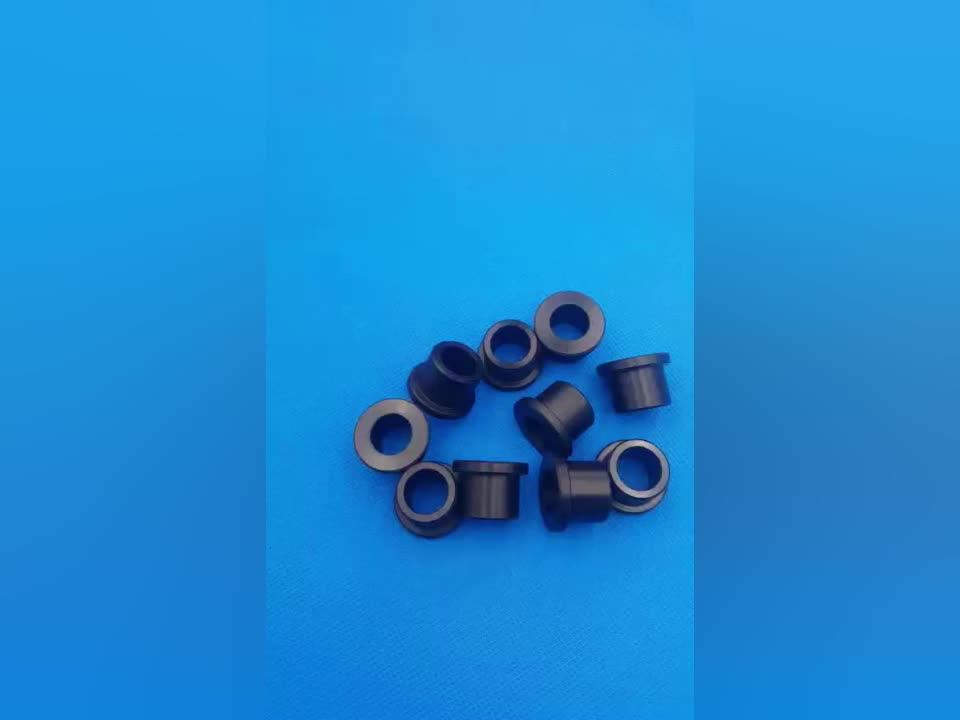 Black Mc Nylon Sliding Bushing Nylon Shaft Sleeves Pom Acetal Ptfe Pa6 ...