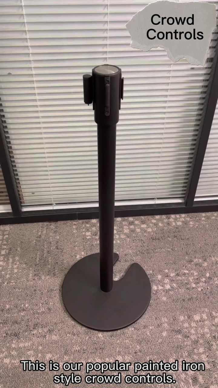 Stainless Steel Q Manager Queue Line Crowd Control Barrier Retractable ...