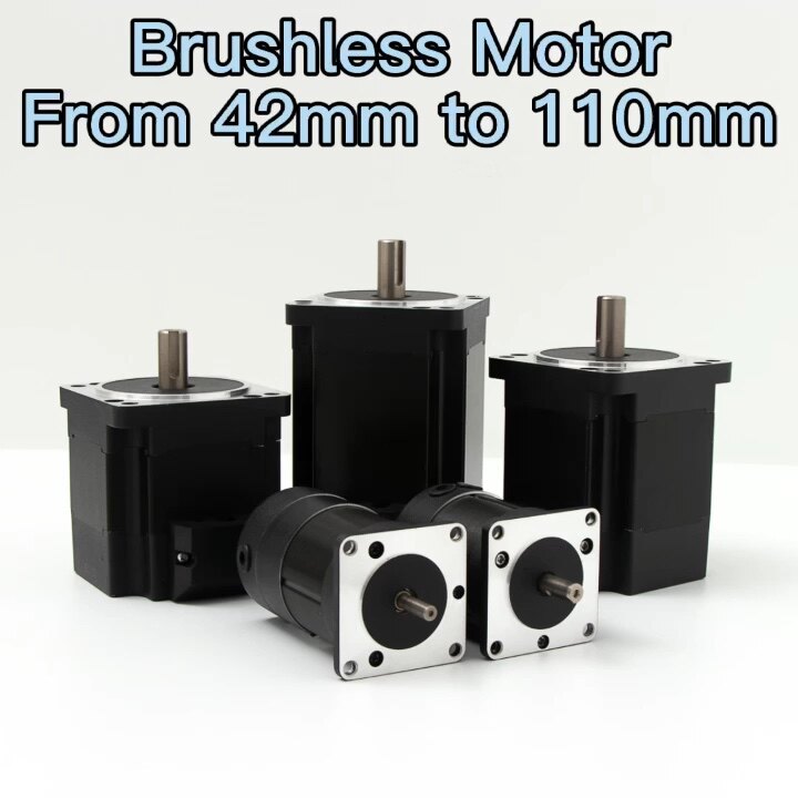 Customized Industry 24v 310v 750w 1500w 110mm Big Brushless Dc Motor ...