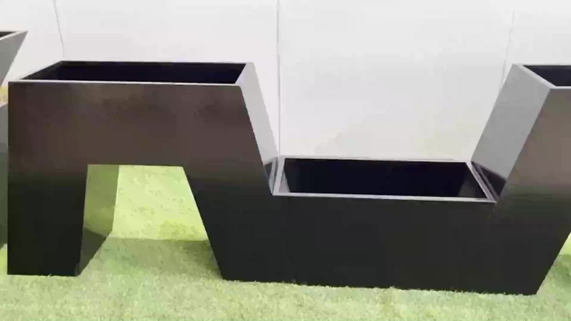 Corten Steel Outdoor Plant Box Custom Garden Plant Flower Pots Outdoor ...