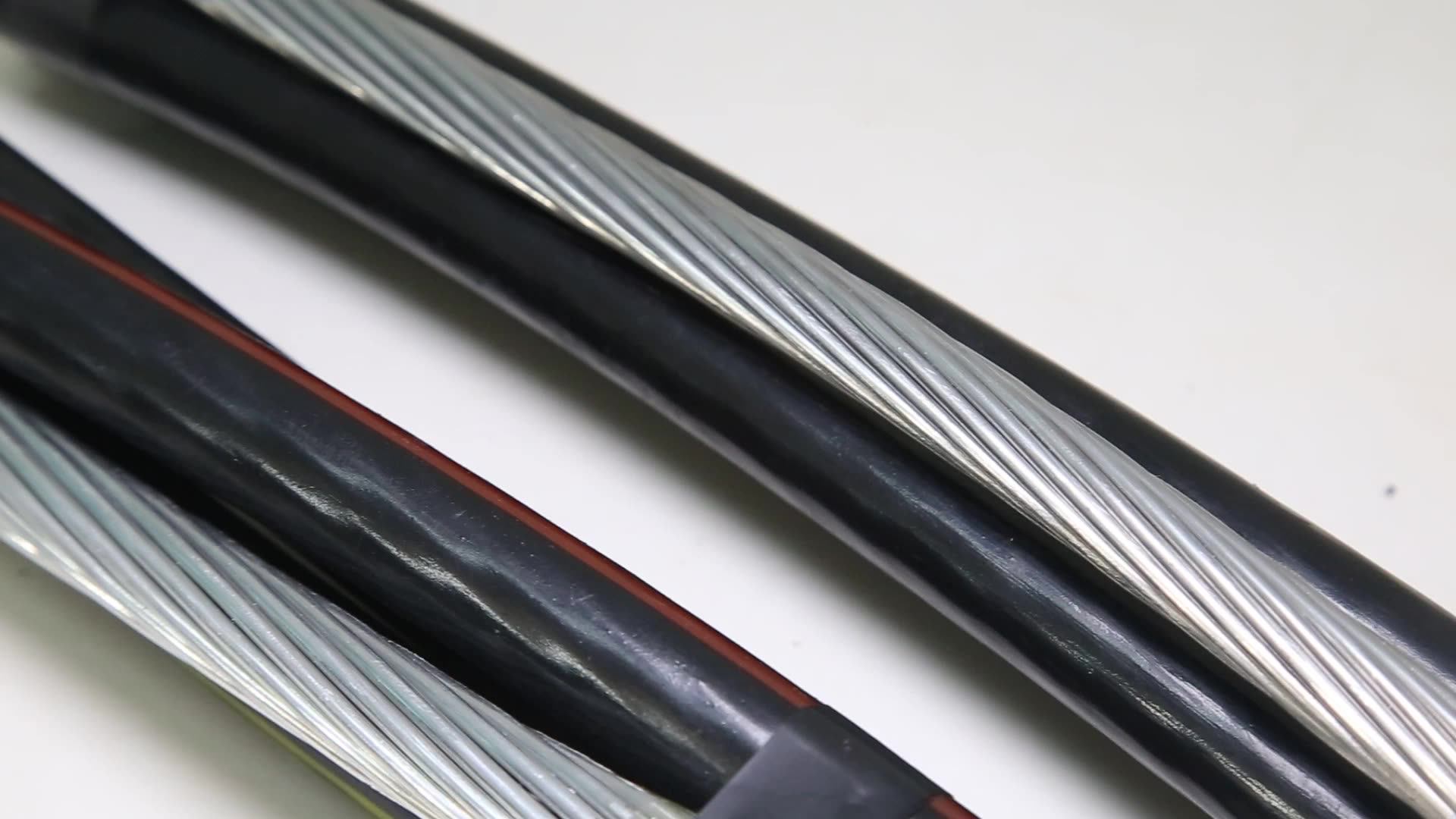 1kv Abc Cable Lv Xlpe Insulated 12awg Aluminum 3 Core Aerial Bundle ...