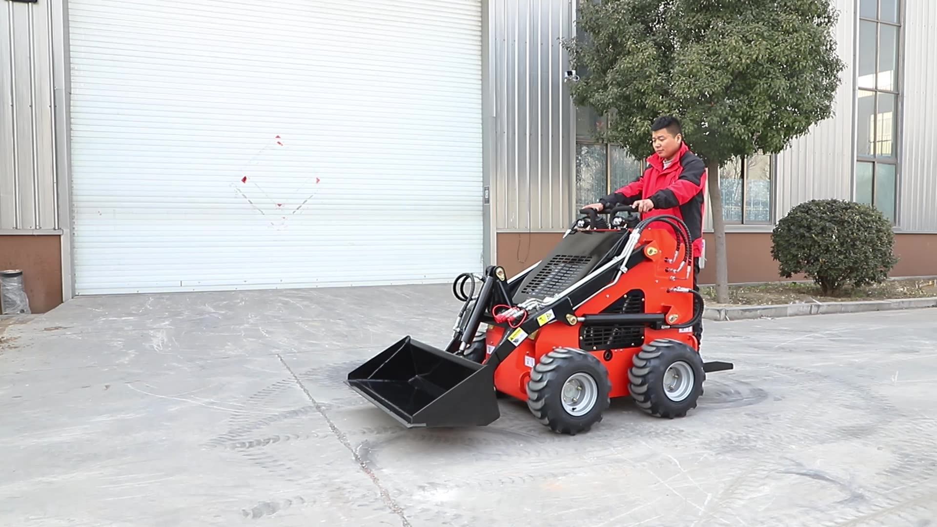 Free Shipping!! Cheap Mini Skid Steer Loader Diesel Mini Skid Steer ...