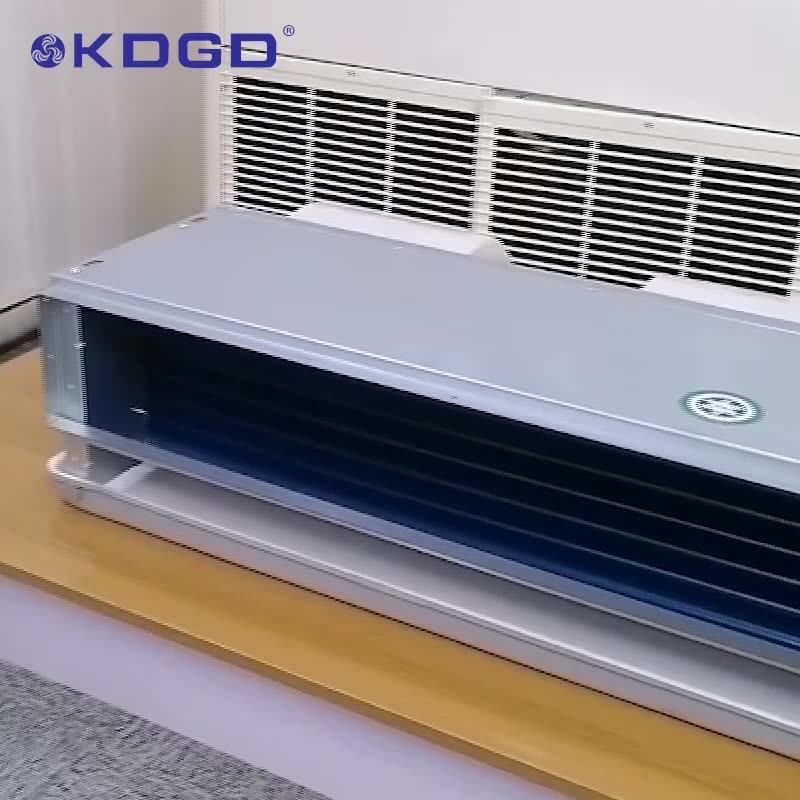 Chilled Water Horizontal Concealed Type Fcu Air Conditioner Indoor Fan ...