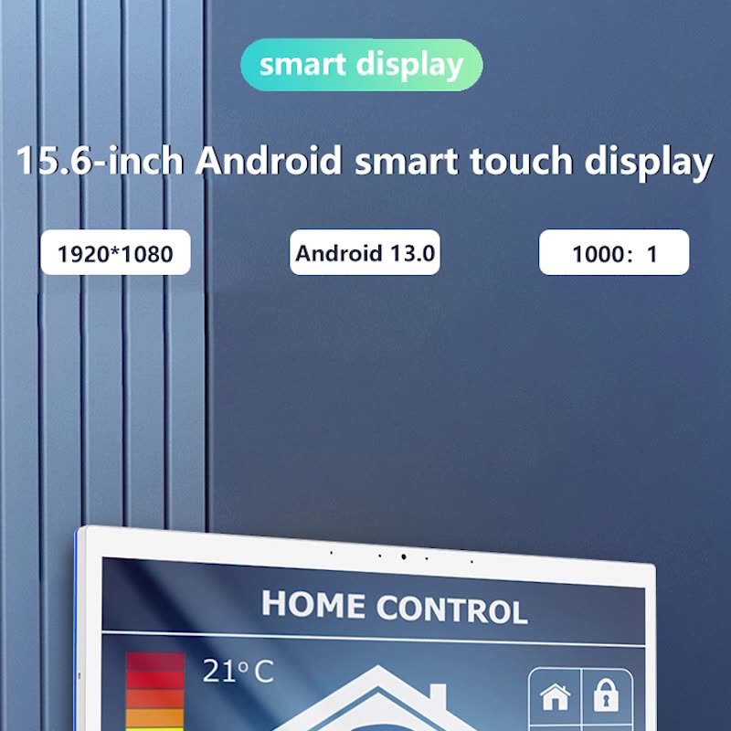 Smart Home Assistant 15.6" Capacitive Touch Screen Inwall Mount Aio ...