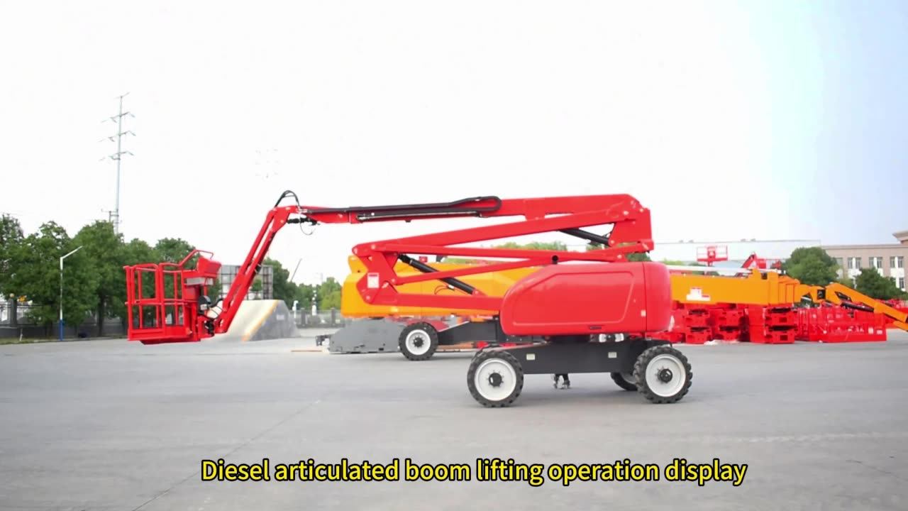 New 1 Ton Knuckle Boom Lift Truck Small Crane Boom Lift Towing Tables ...