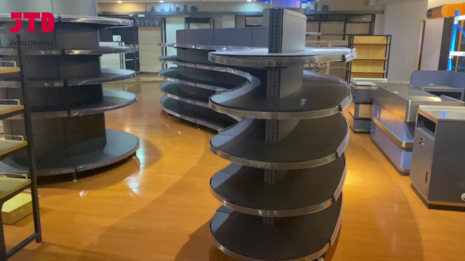 Customized Grocery Store Shelves Supermarket Shelf Convenience Store ...