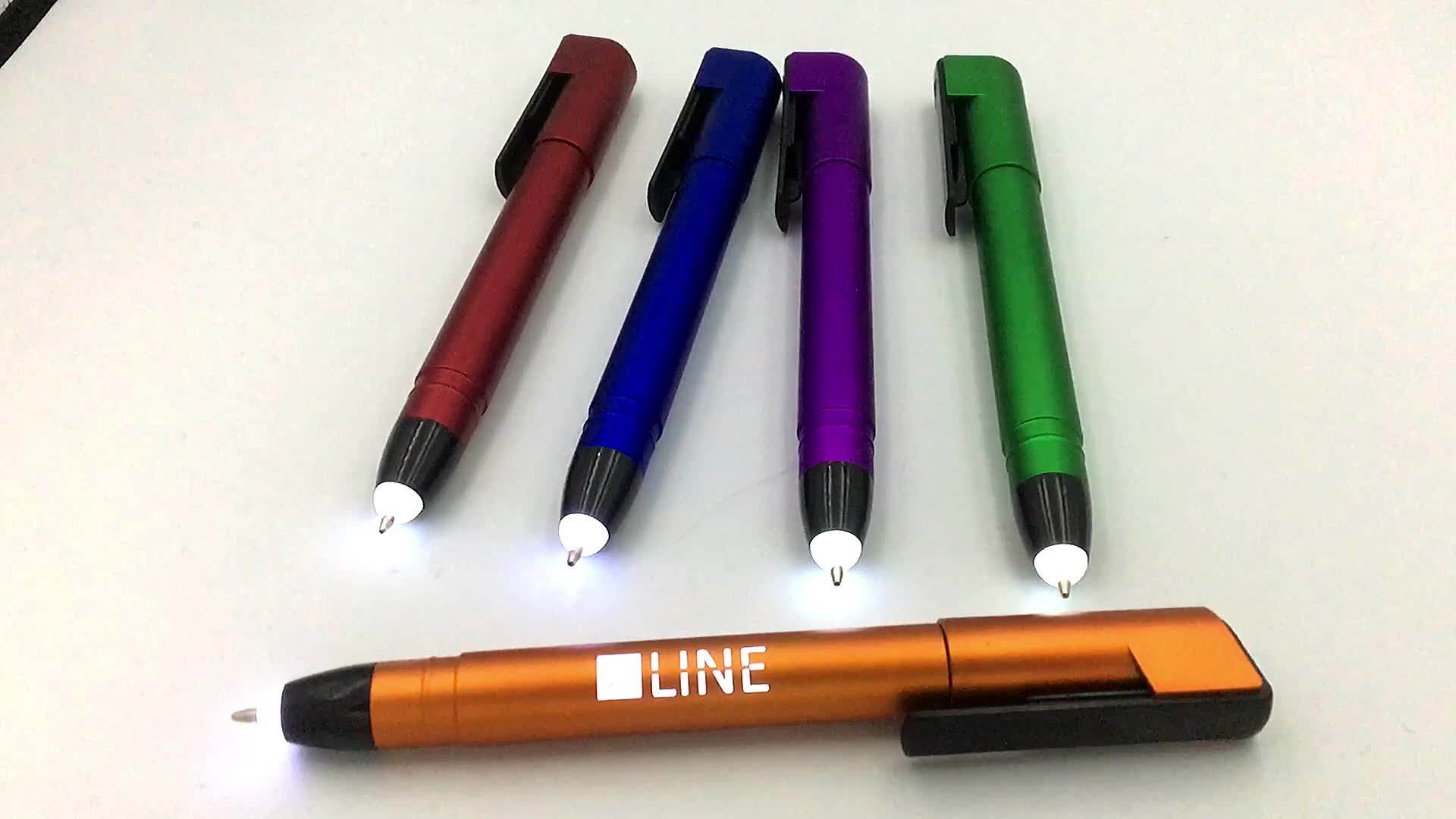 Free Samples Wholesale Branded Laser Logo Led Torch Light Up Custom ...