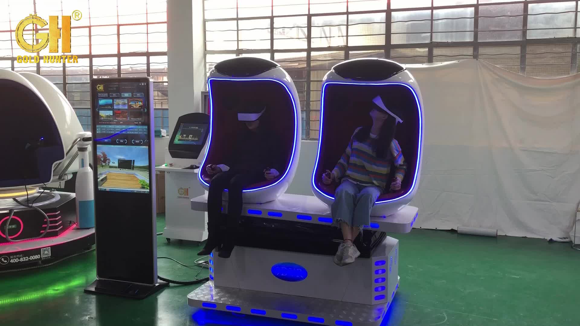 2 Seats Interactive 9d Cinema Simulator Virtual Reality With Glasses - Buy 9d Vr Cinema Moon ...