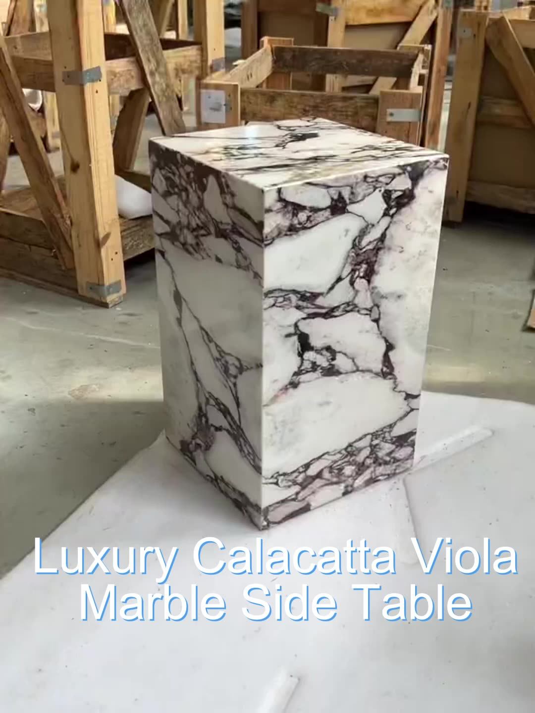 Factory Price Natural 5mm Calacatta Viola Marble Composited 13mm ...