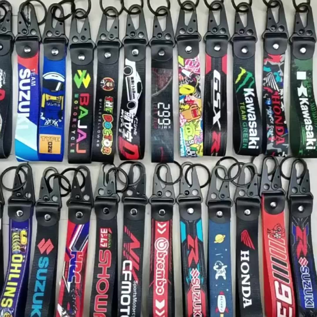 Customized Key Lanyard Nylon Personalized Creative Car Keyring Lanyard ...