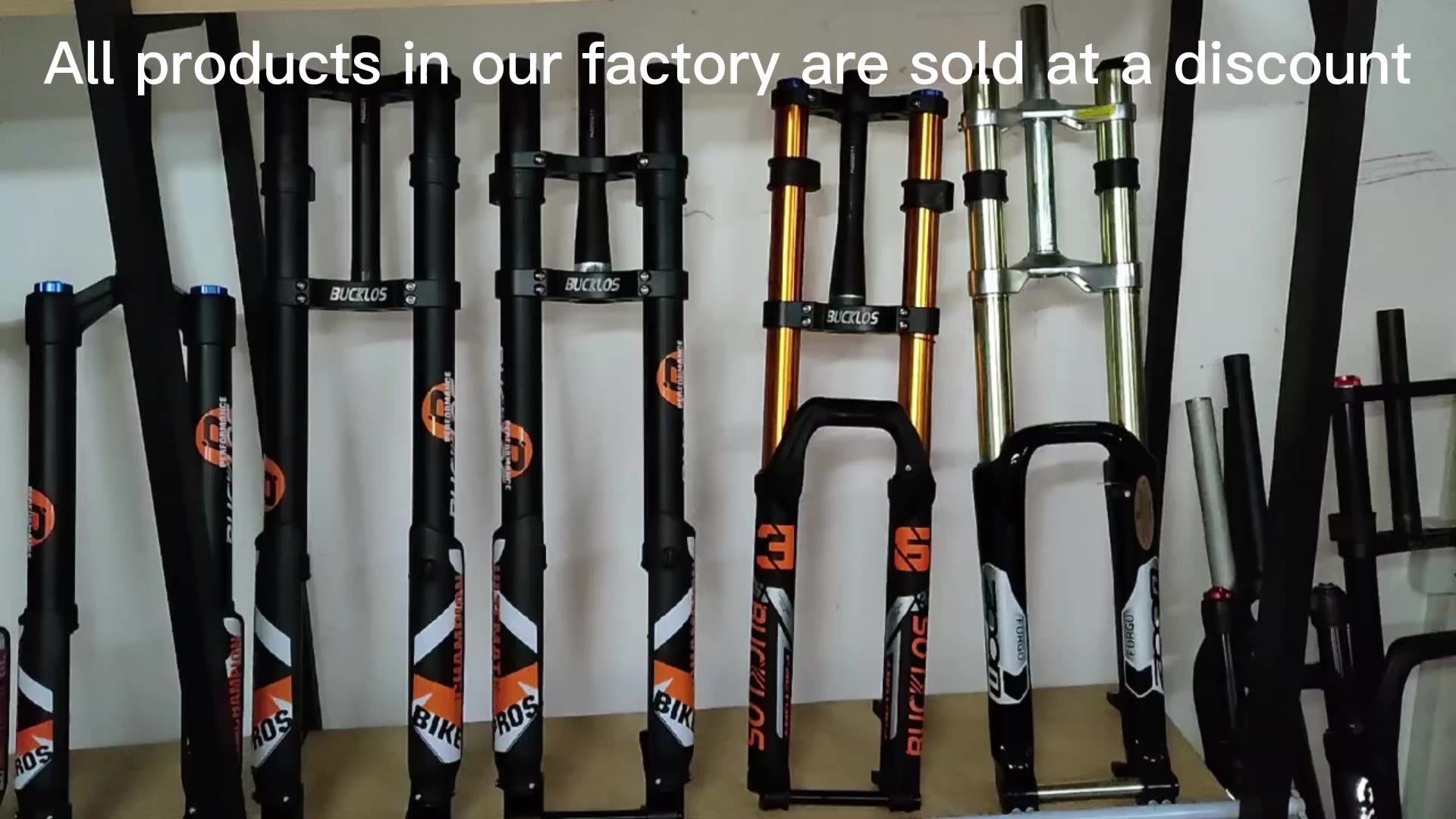 Bucklos 27.5 29 Inches Downhill Double Shoulder Bicycle Inverted Fork ...