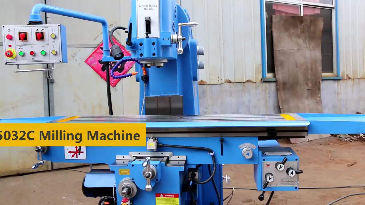 Chinese Universal Knee Type Mill Machine Xw5032c Metal Vertical Milling ...