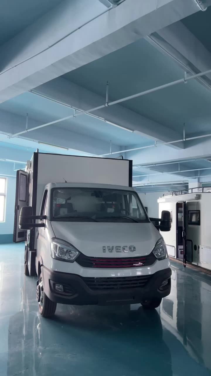 Expedition 4x4 Caravan Off-road Long Bed Camper Truck Camper With Slide ...