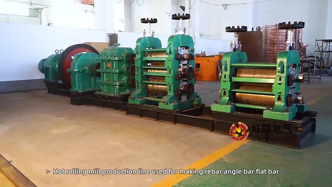 Horizontal Steel Rolling Mill Steel Rebar Production Line Small Rolling ...