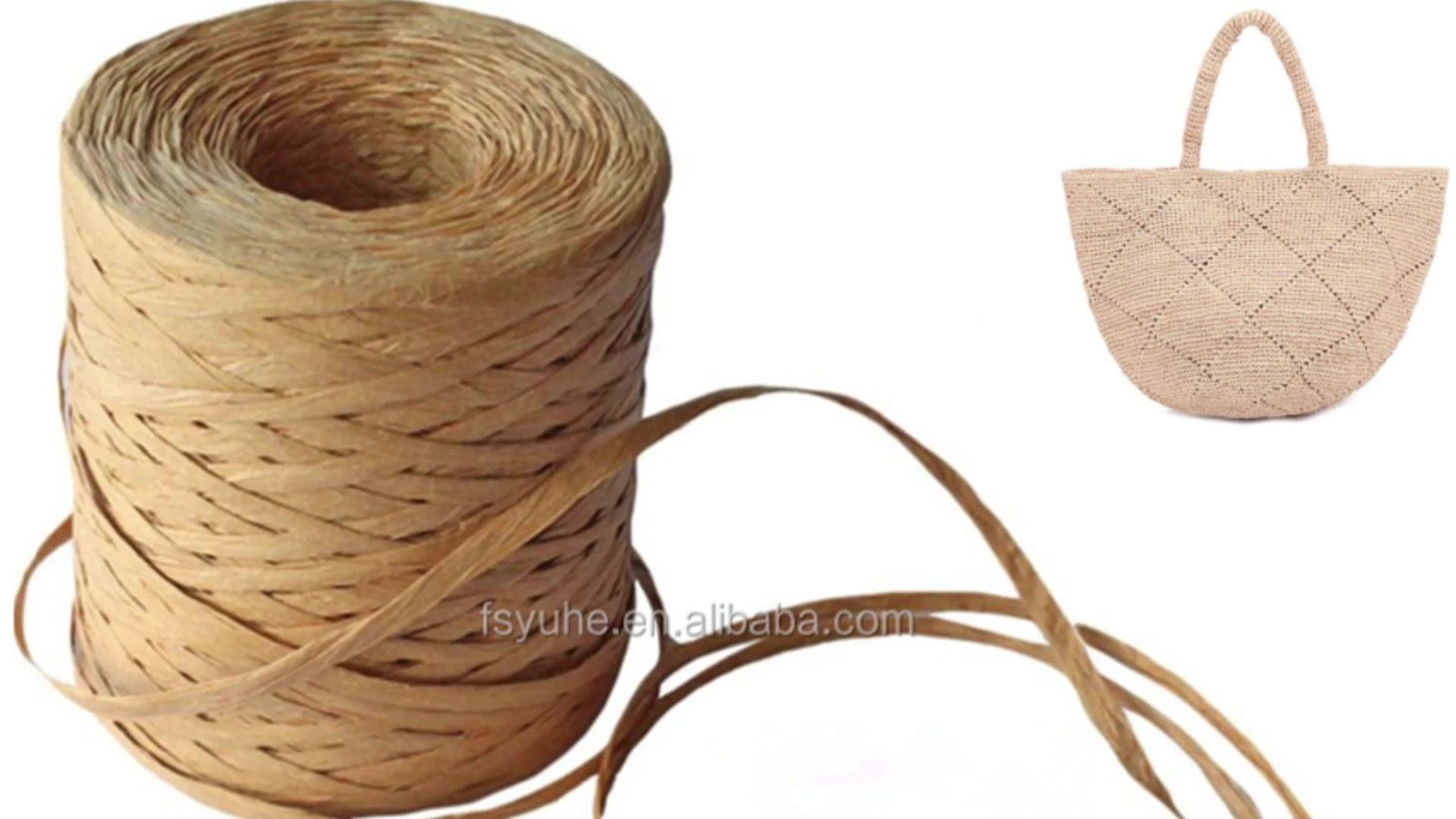 Diy Braided Paper Raffia Bast Color Hot Sale Paper Raffia Yarn For ...