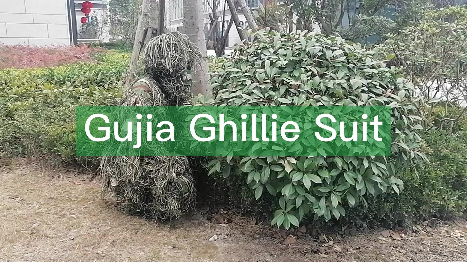 Gujia Woodland Gilly Suit Lightweight Breathable 3d Leafy Camo Jacket ...