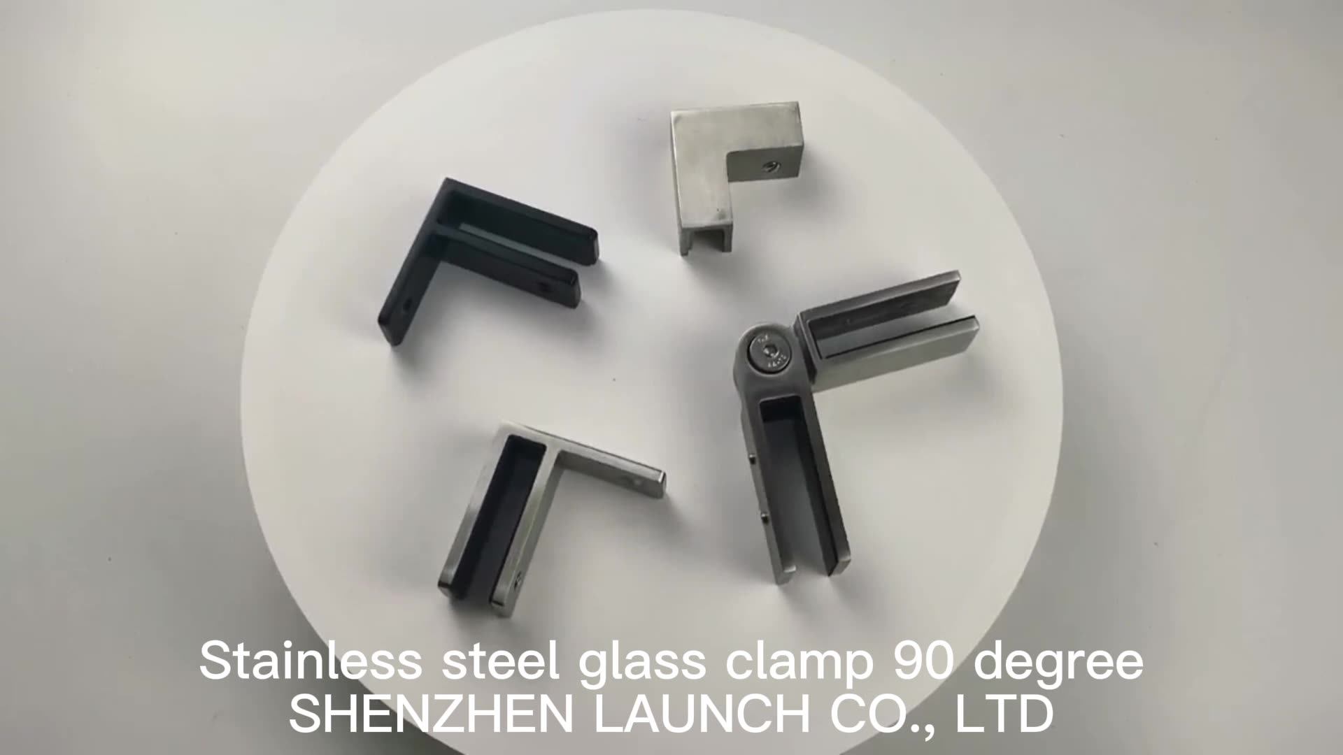 90 Degree Corner Glass Clamp Stainless Steel Clips For Glass Railing ...