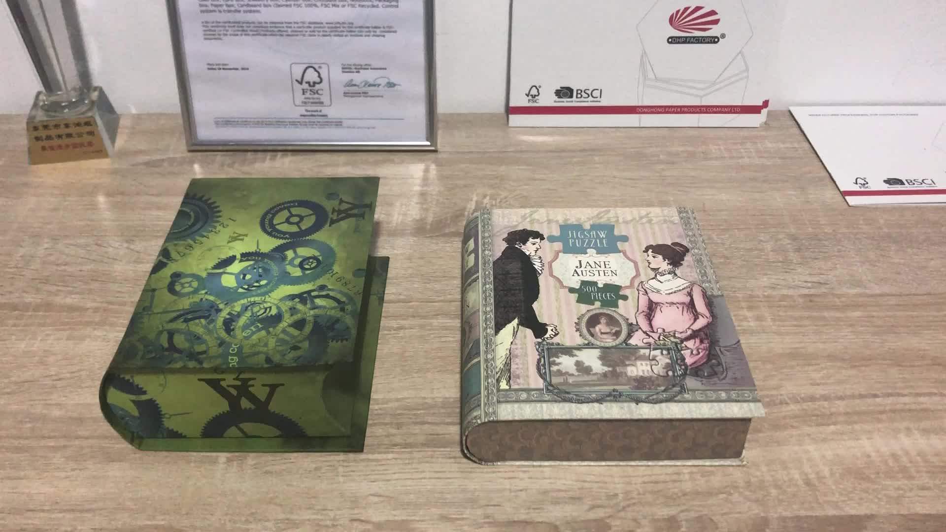 Packprince Factory Cmyk Printing Custom Fancy Cardboard Book Shaped ...