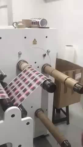 Full Servo System 11kw Turret Adhesive Label Sticker Slitting And ...