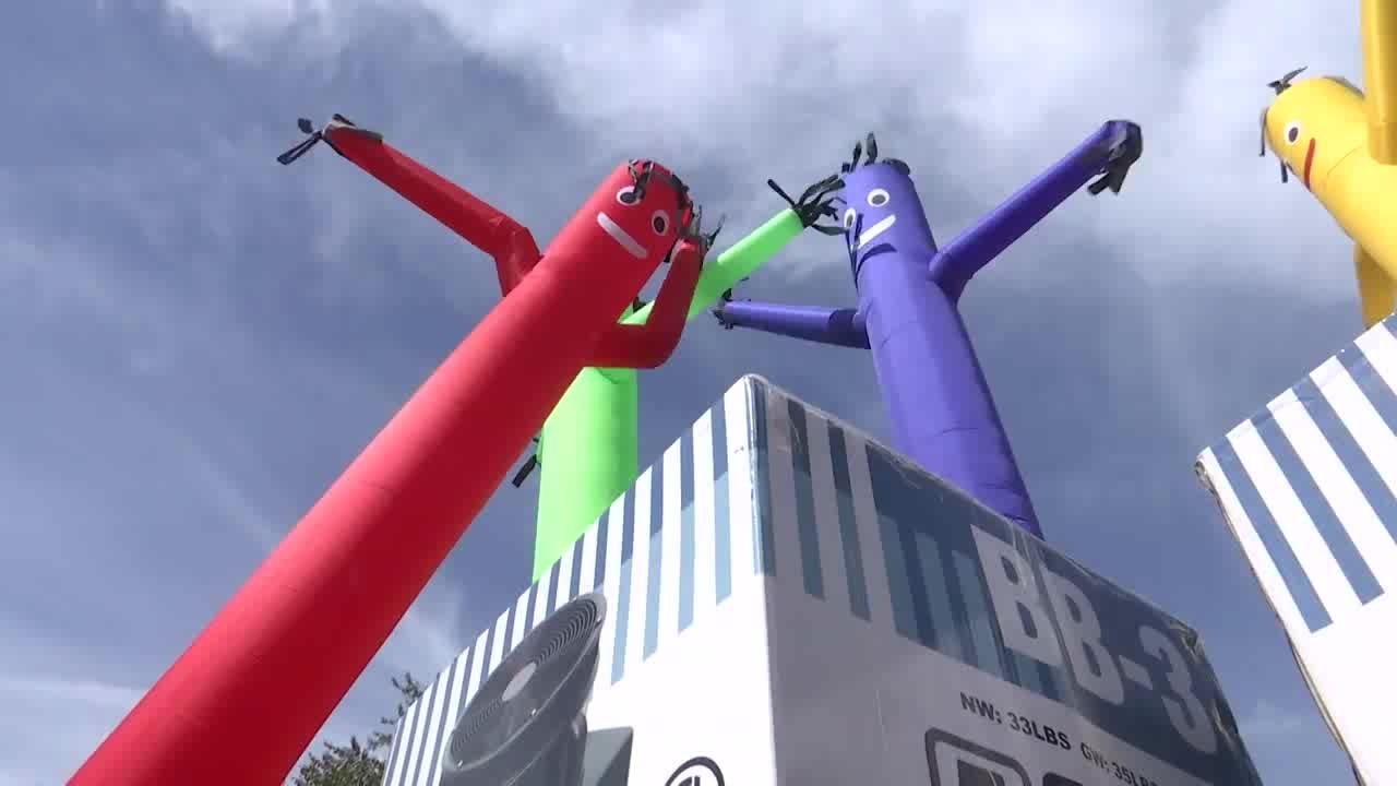 Custom Outdoor Advertising Inflatable Air Sky Dancer Tube Man - Buy ...
