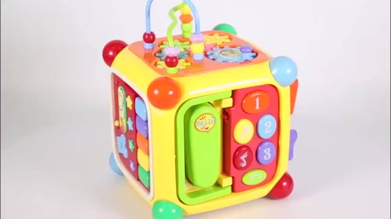 Plastic Square Baby Activity Education Cube With Multifunctional - Buy ...