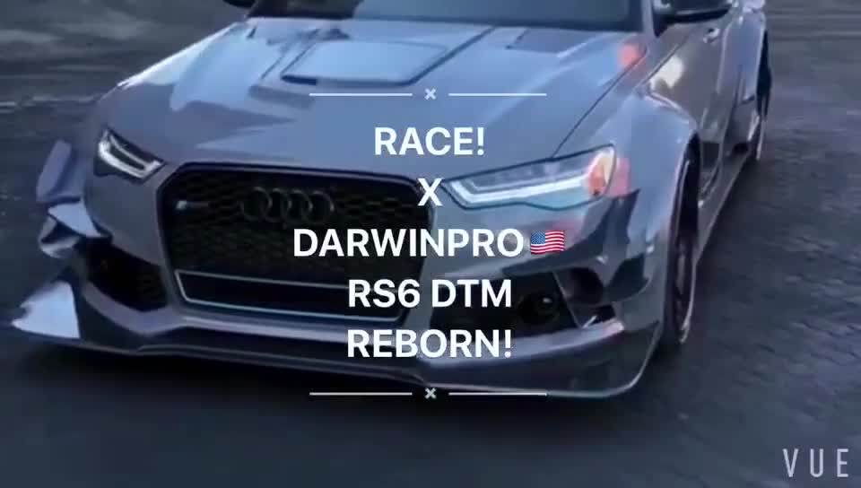 Darwinpro Dtm Style Carbon Fiber Full Wide Body Kit Foraudi Rs6 - Buy ...