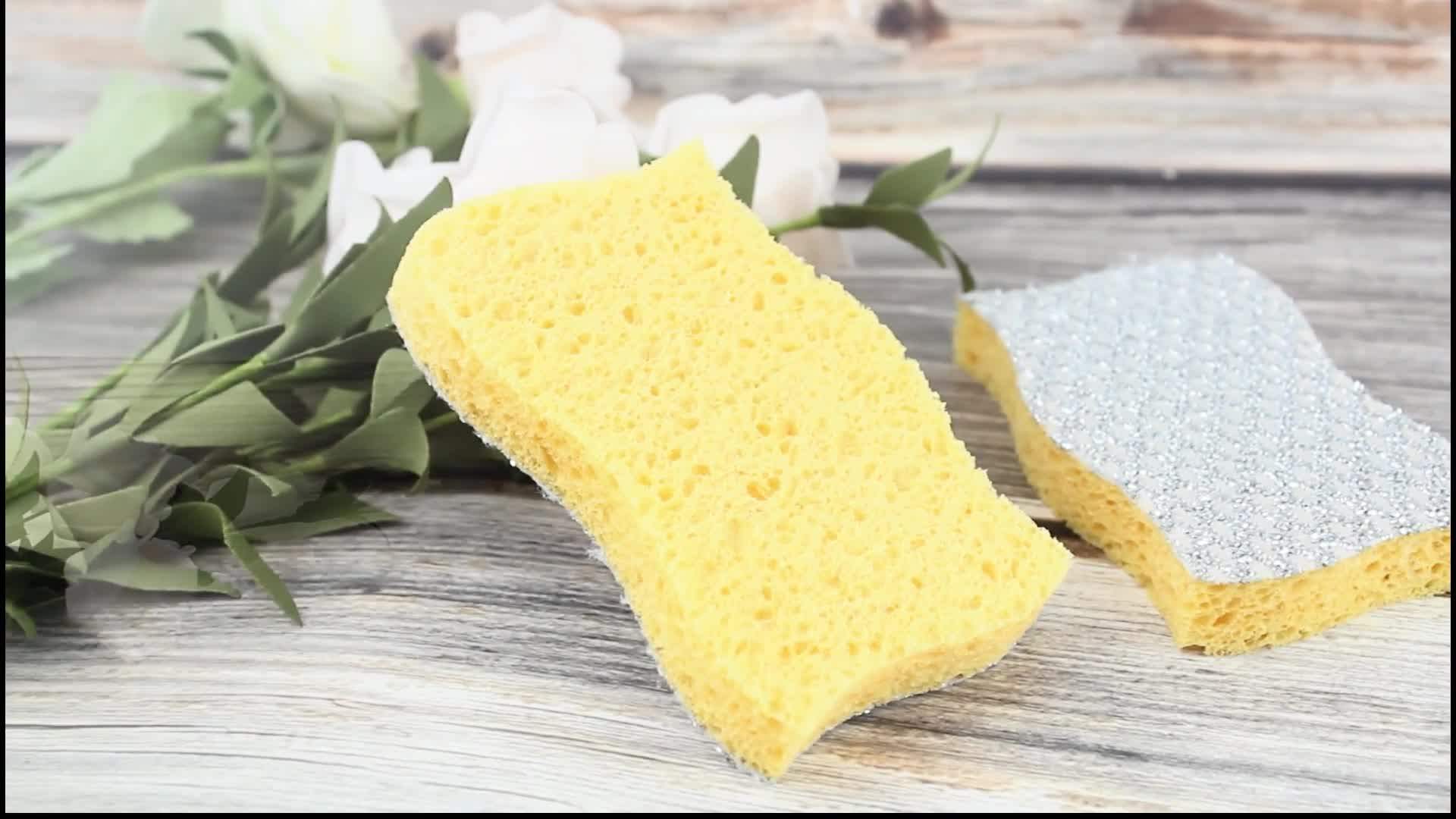 Deep Cleaning 3layer 3m Scrubbing Sponge With Silver Heavy Scouring Pad ...