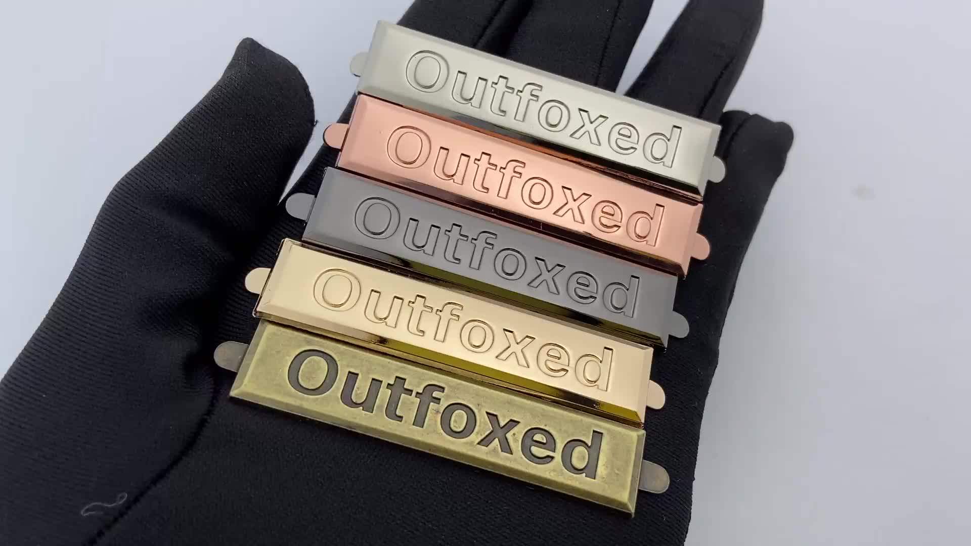 Good Quality Custom Tag Metal Engraved Prong Brand Label Nameplate For ...