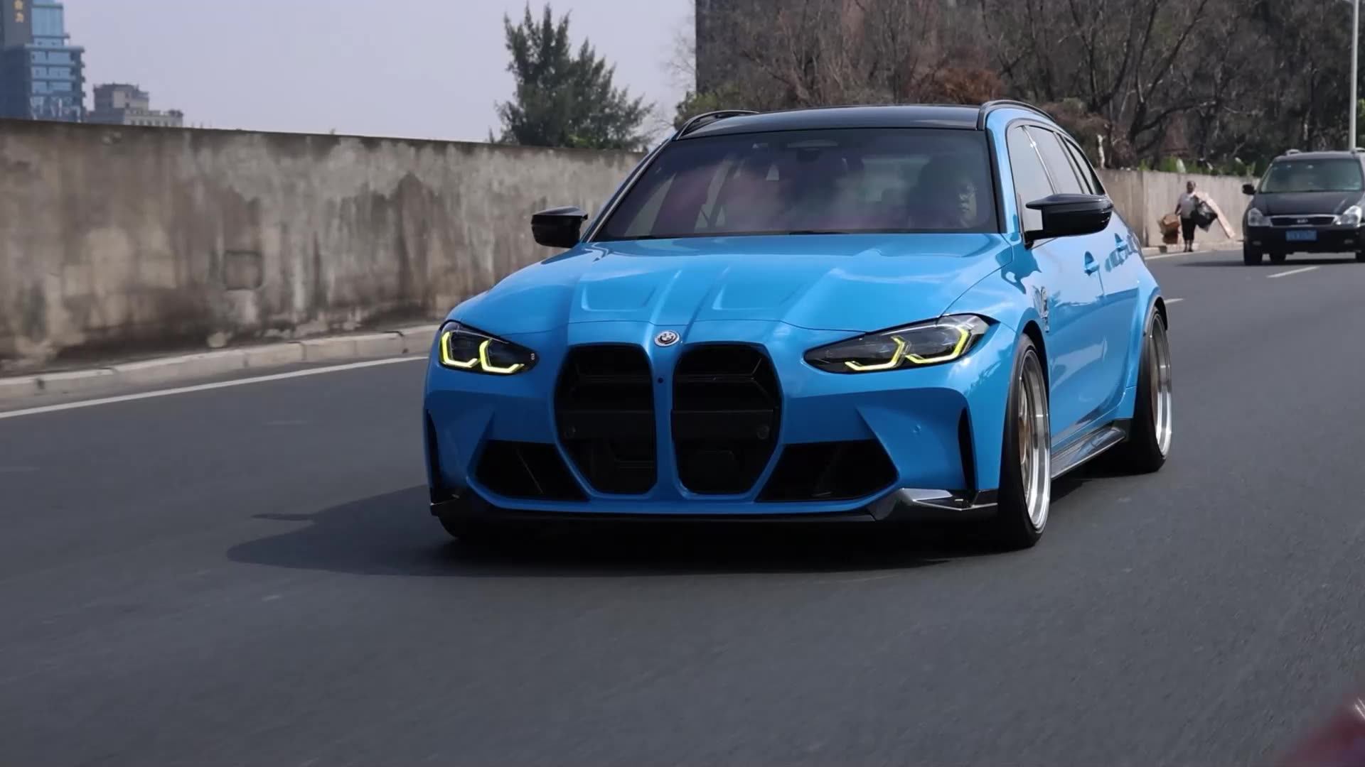 Dry Carbon Fiber Sq Style Spoiler For Bmw M3 G81 Touring 2020+ M3 G81 ...