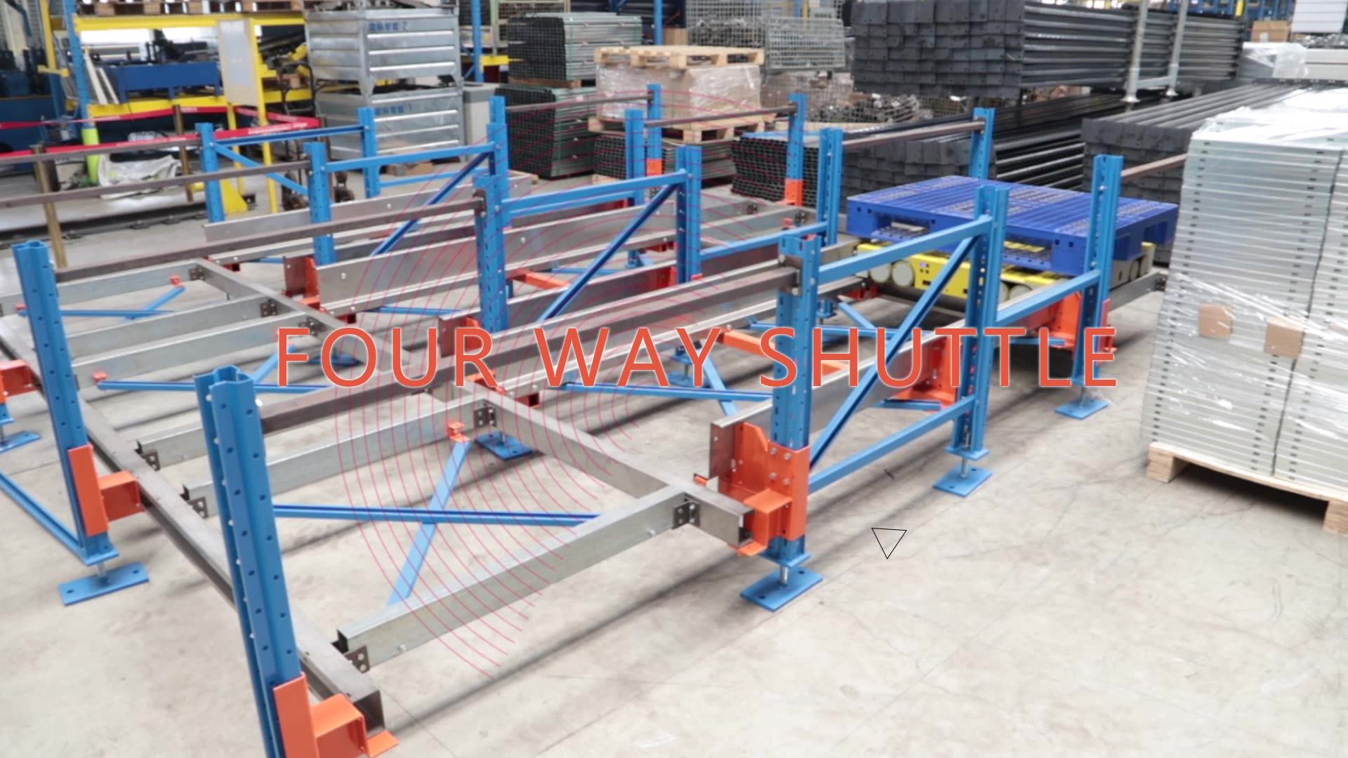 Smart Storage Equipment Four-way Pallet Shuttle Cart For Automated ...