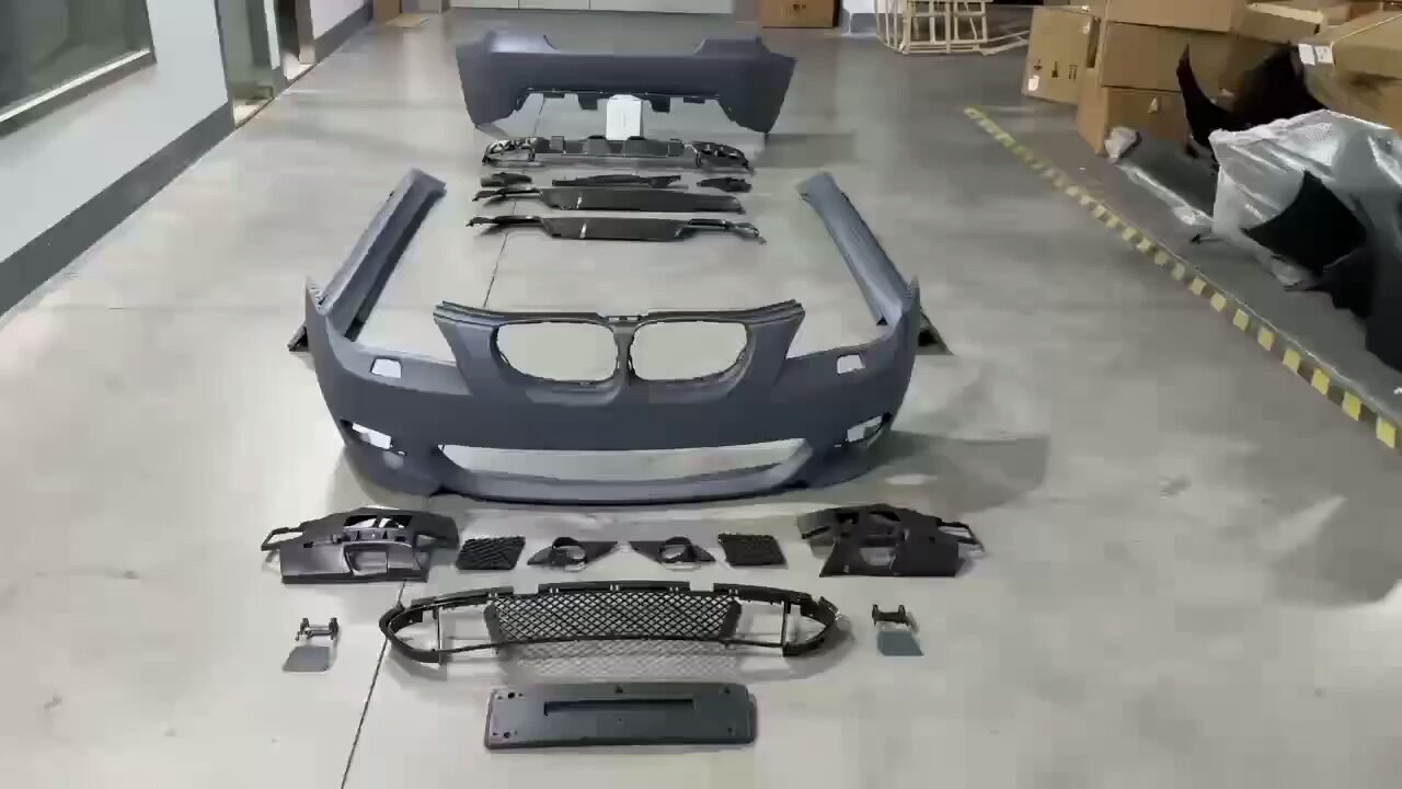 E90 M-tech Body Kit For Bmw 3 Series Front Rear Bumper Side Skirts M ...