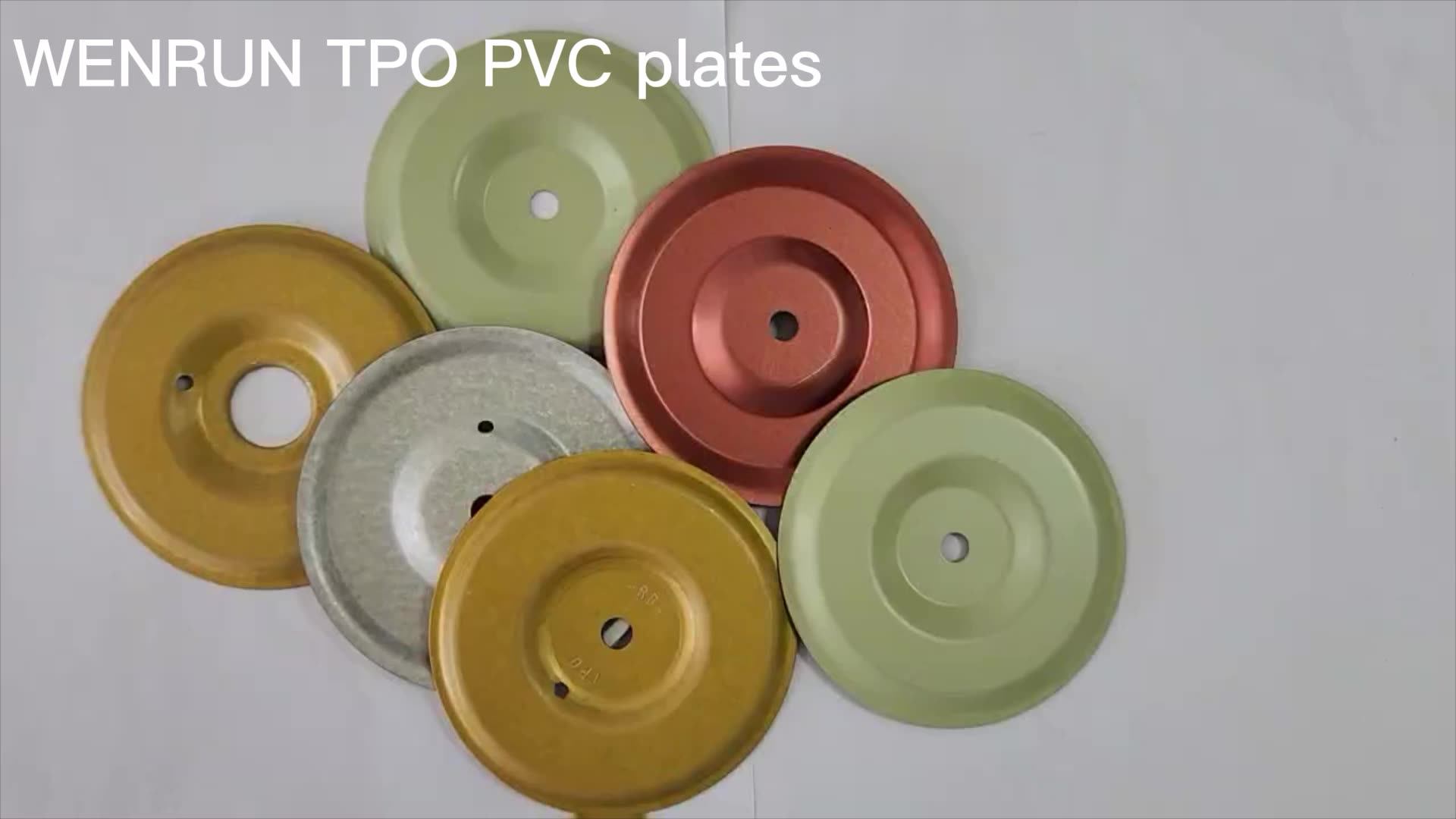 3inch Tpo Pvc Induction Welding Plate Metal Roof Plate Membrane Stress ...