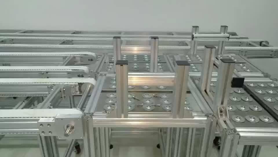 Easy Assemble 40x40 Aluminium Profile Silver Storage Aluminium Rack For ...