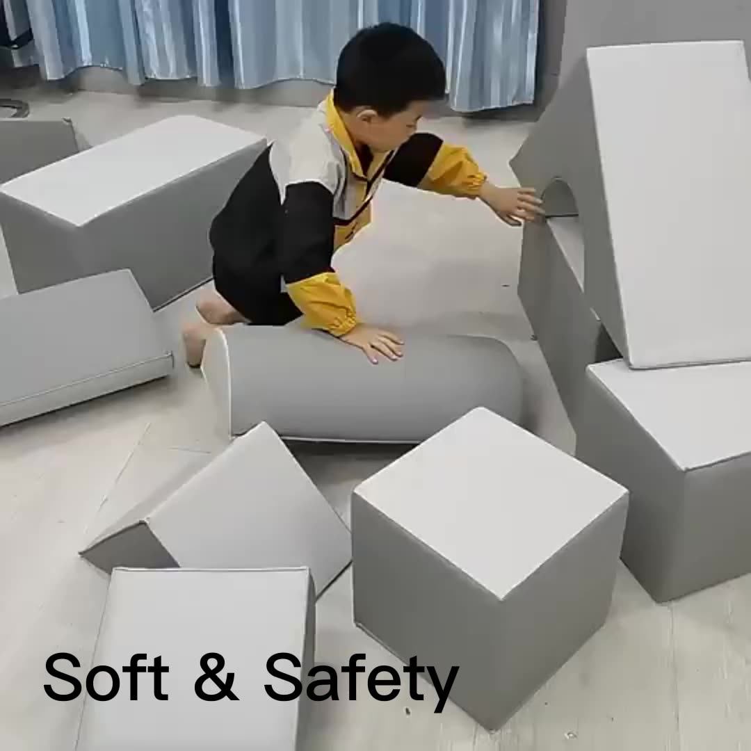 Hot Sale Educational Soft Play Playground Equipment Kid Playtime Stacking Building Block Sets ...