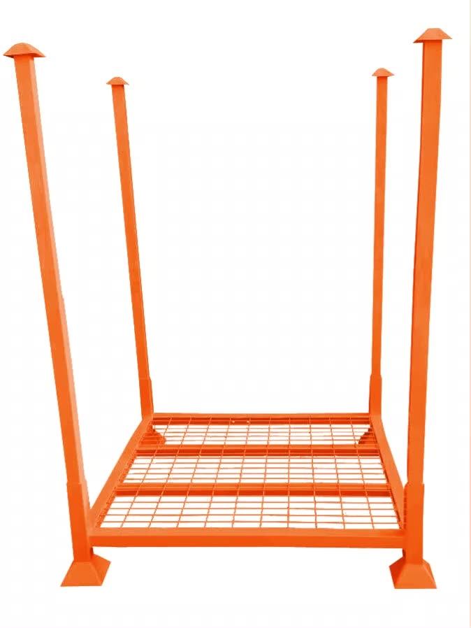 Warehouse Portable Stacking Racks Stackable Storage Shelves For Fabric ...