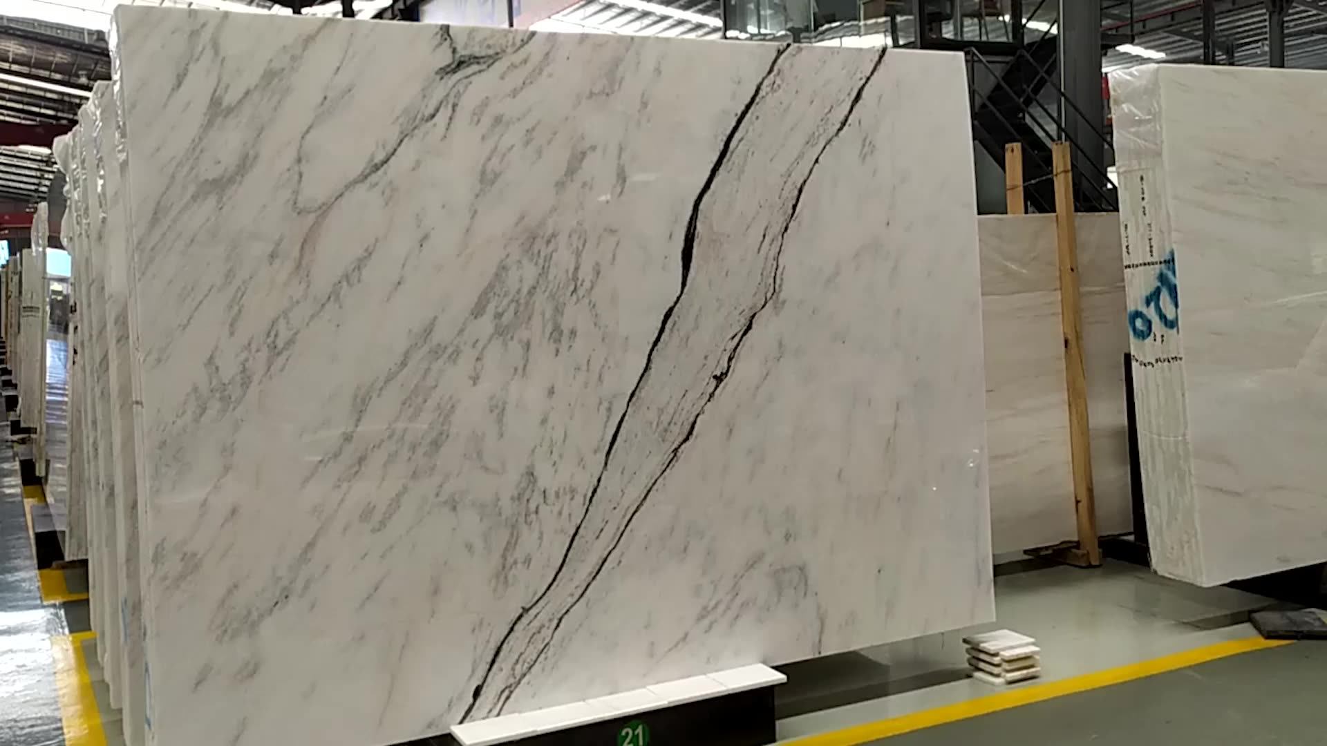 High Quality Marmol Natural Panda White Marble Stone Slabs And Floor ...