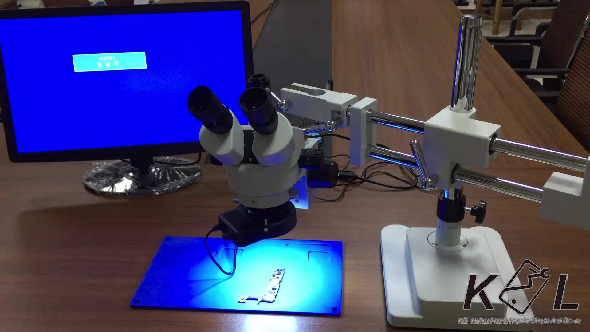 48 Mp Double Beam Trinocular Simul Focal Stereo Microscope With Digital ...