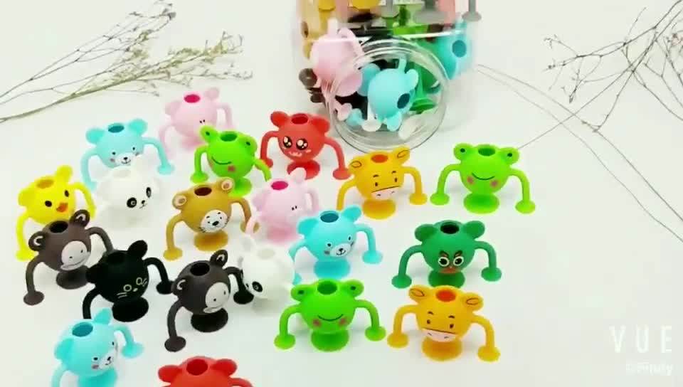 2022 New Silicone Suction Cup Building Block Toy Construction Set Cute ...