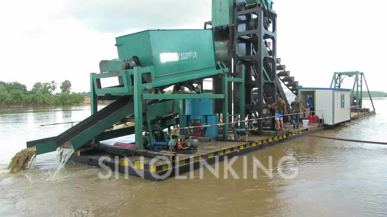 Sinolinking Gold Dredging Ship Gold Mining Boat For Sale - Buy Gold ...