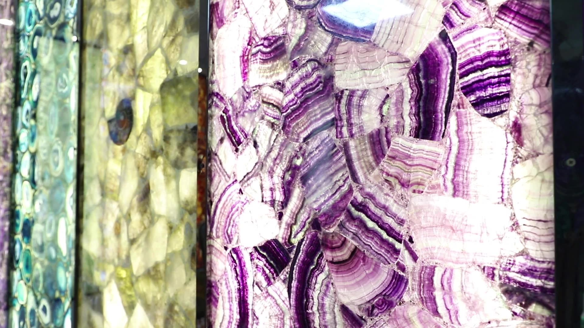 Amethyst Geode Backlit Marble Bathtub Price For Counter Top Wall And ...