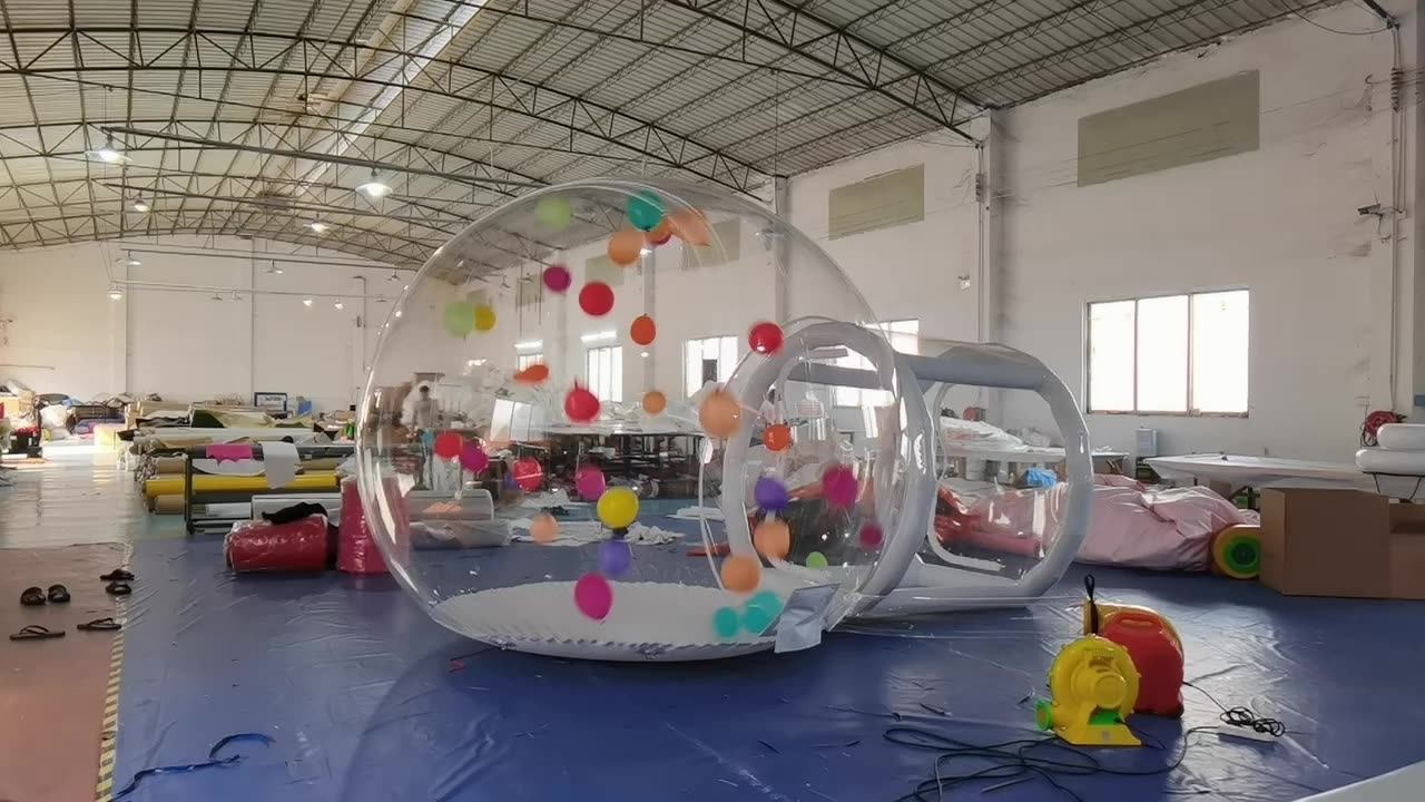 Outdoor Portable Clear Crystal Igloo Dome Tent Balloon Bubble Dome Tent ...