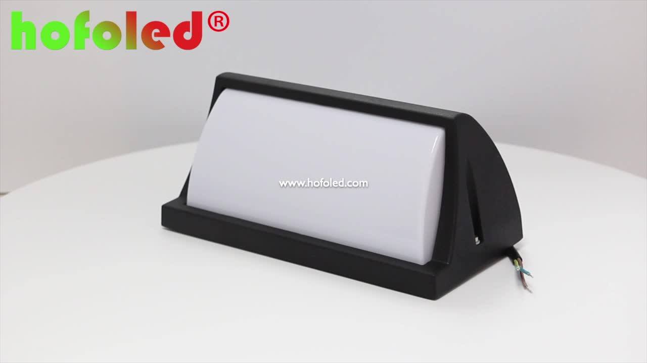45 Degree Black Warm White Aluminum Bulkhead 15w Triangle Led Exterior ...