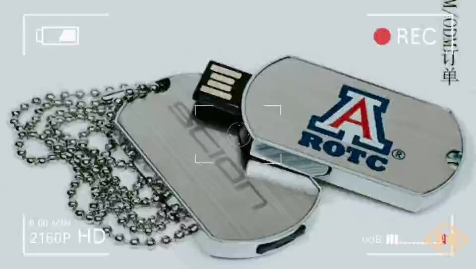 Oem Nameplate Usb Flash Drive Waterproof Dog Tag Necklace Usb 2.0 ...