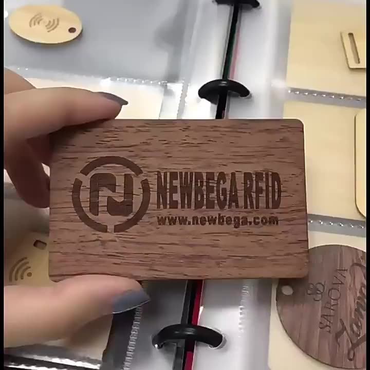 Latest Design Printable Write Proximity Card Bamboo Wooden Rfid ...